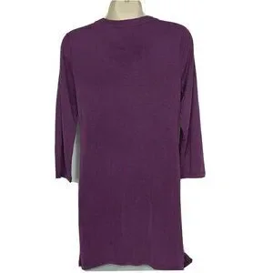 LOGO by Lori Goldstein | Tops | Logo By Lori Goldstein Purple Modal V ...